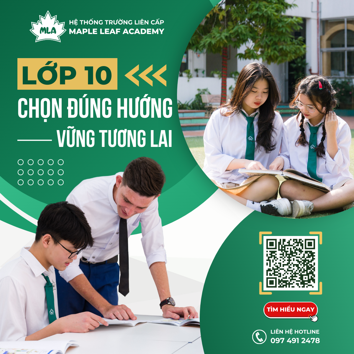 LỚP 10 - CHỌN ĐÚNG HƯỚNG - VỮNG TƯƠNG LAI - Maple Leaf Academy - Hệ ...